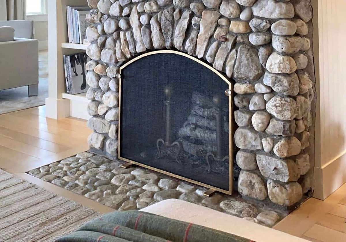 Modern Fireplace Screens Fusion Of Style And Safety
