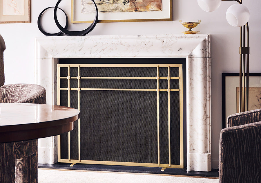 Enhance Your Home's Aesthetic with a Stylish Modern Fireplace Screen