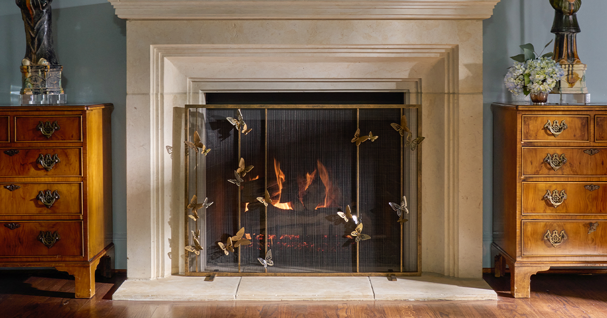 Iron Fireplace Screens: Sturdy Elegance & Crafted Excellence