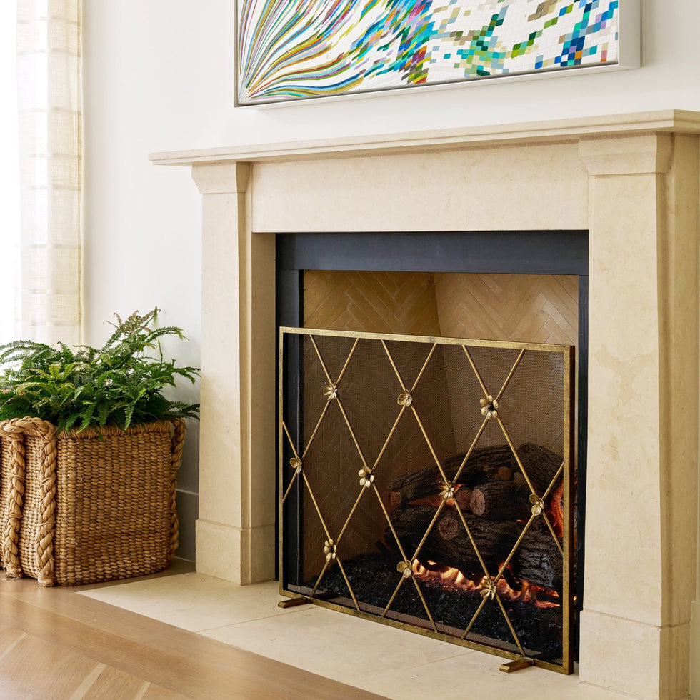 Flora Fireplace Screen | Claire Crowe Collection