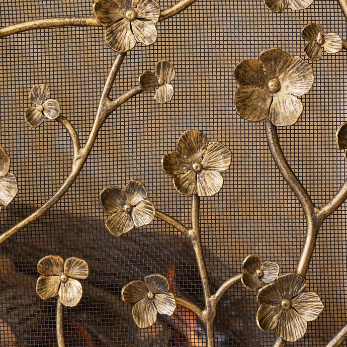 Primrose Garden Fireplace Screen | Claire Crowe Collection